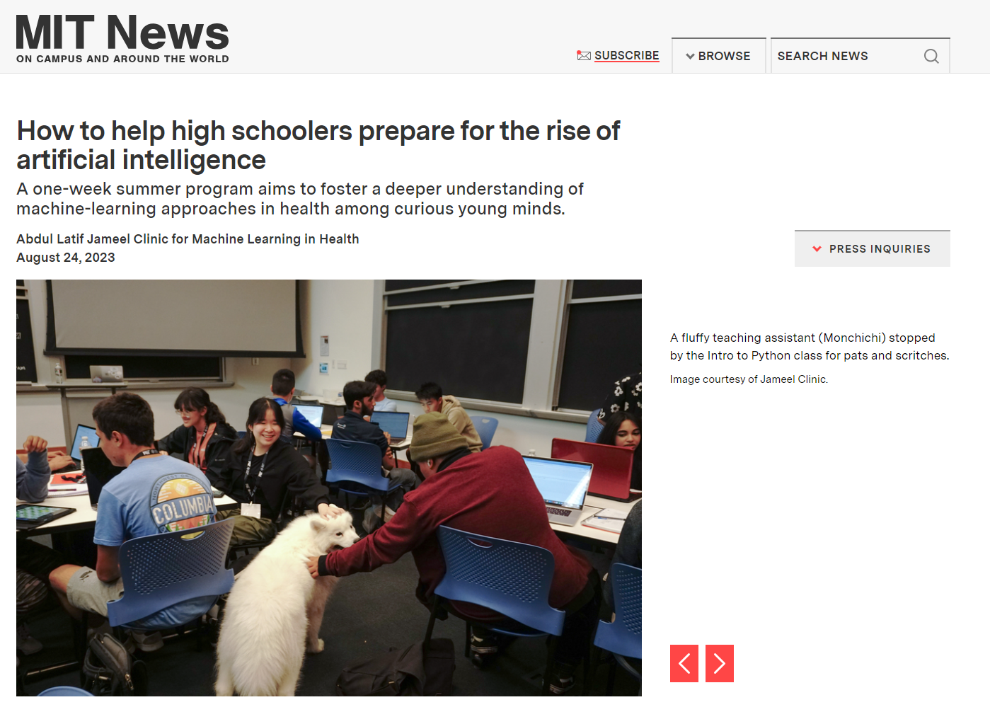 Instructors & Students Inspired at Summer Program - MIT Ibn Khaldun Fellowship